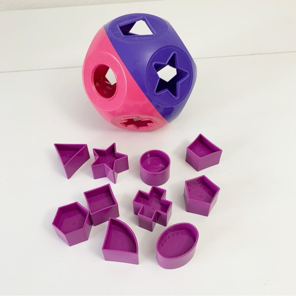 Tupperware | Toys | Tupperware Shape Sorter Ball Pink Purple | Poshmark